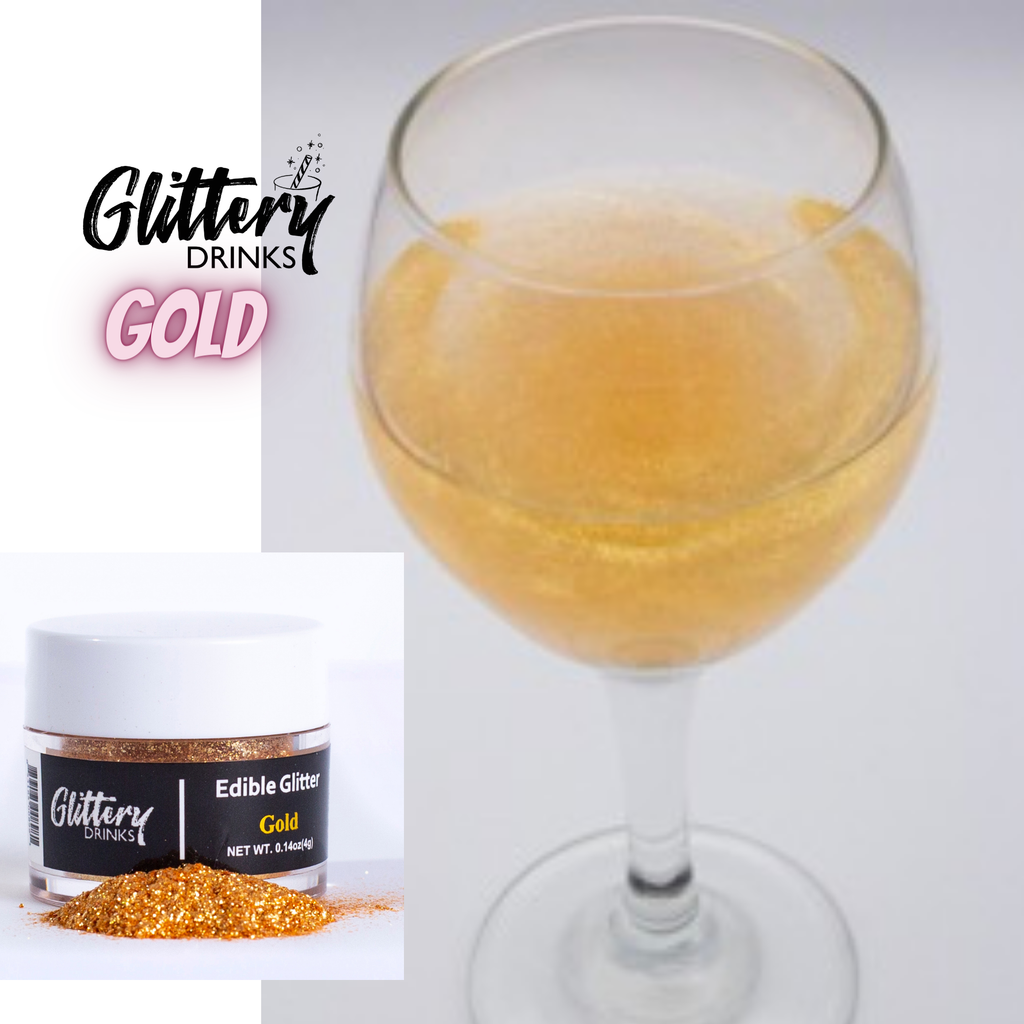 Edible Glitter - Gold – Born to Shake
