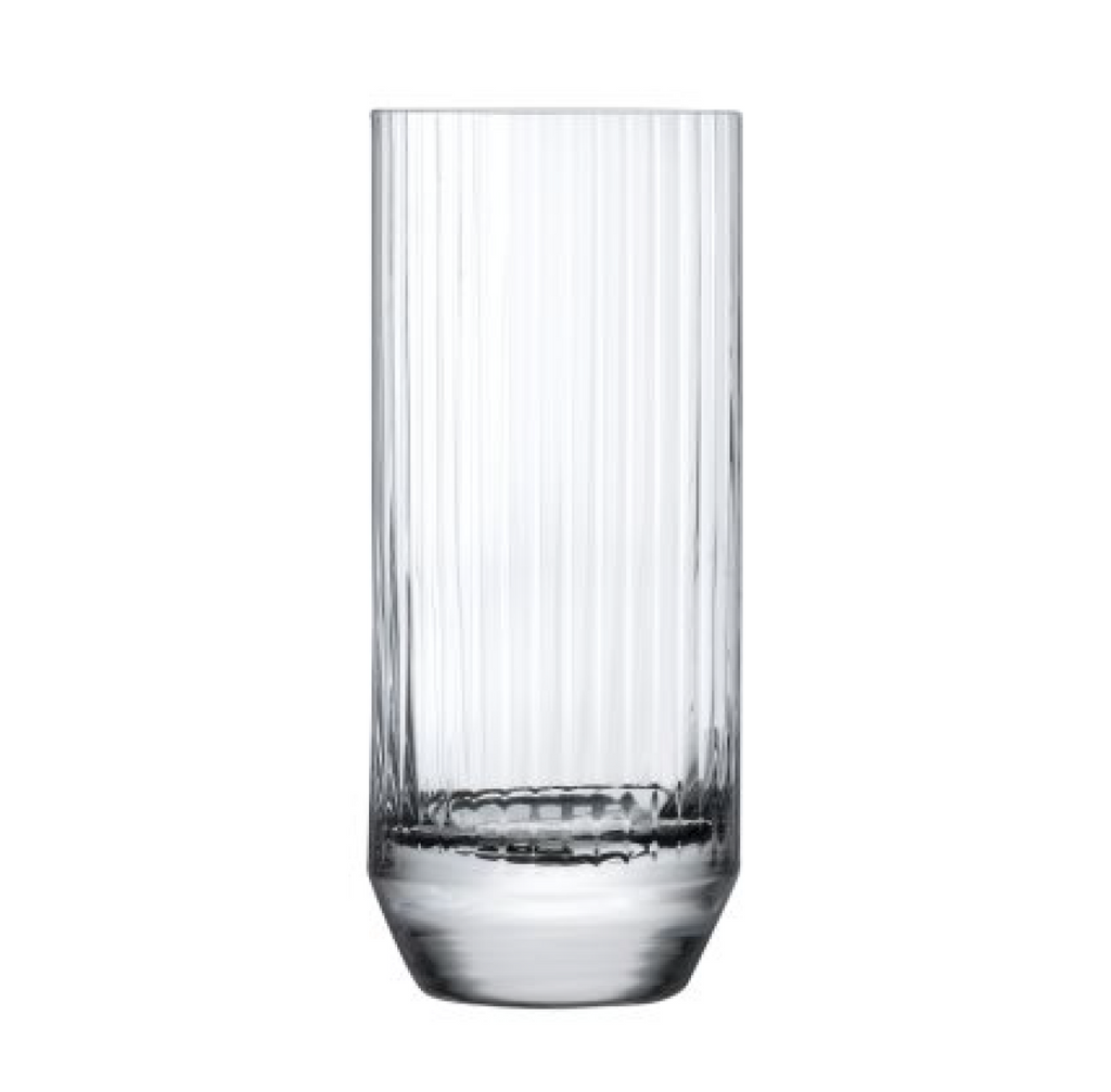 Ribbed Highball Glass - 10.25oz – Born to Shake